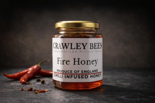 Fire Honey - Chilli Honey - Crawley Bees - Local Honey & Beeswax Products